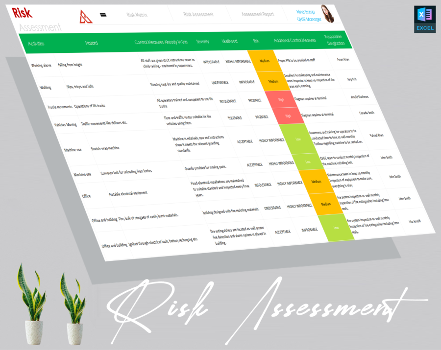 Download Project Risk Register Template | Risk Management Plan ...