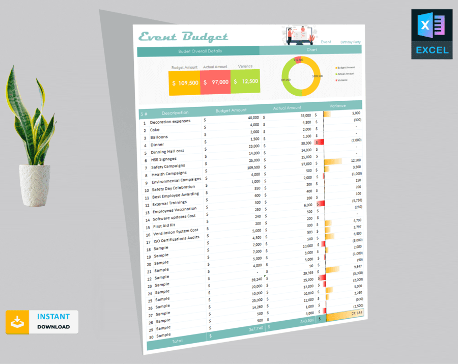 Best Event Budget Template – Plan & Track Event Costs Easily