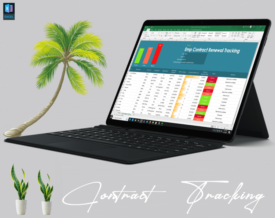 Employee Contract Renewal Tracking Matrix – Best HR Contract Management ...