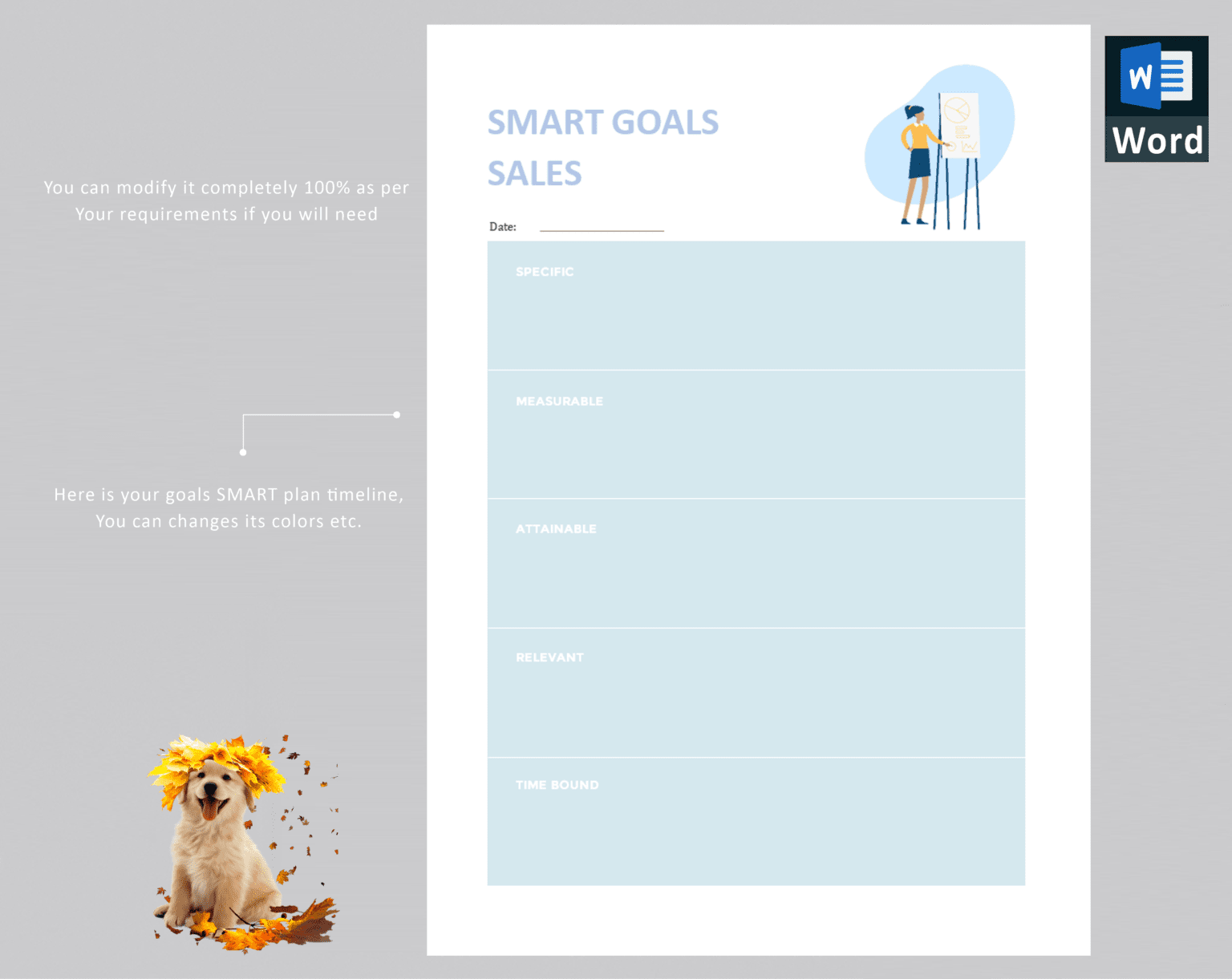 Boost Sales with SMART Goal Templates – Instant Download
