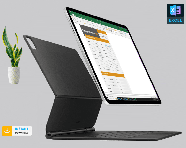 Employee Information Form Template – Editable HR Data Collection