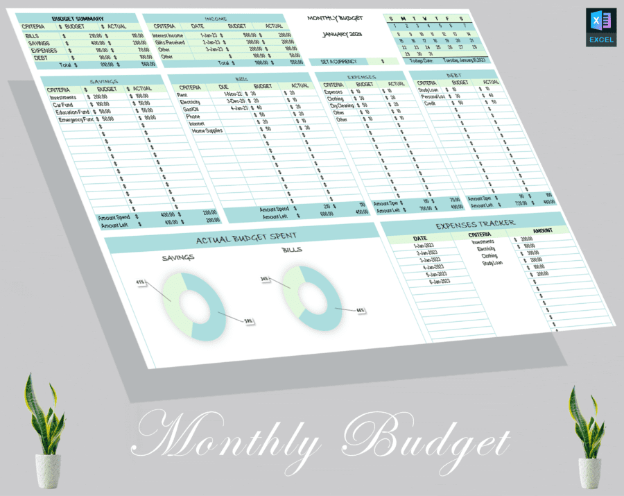 Personal Budget Template | Simplify Financial Planning & Tracking