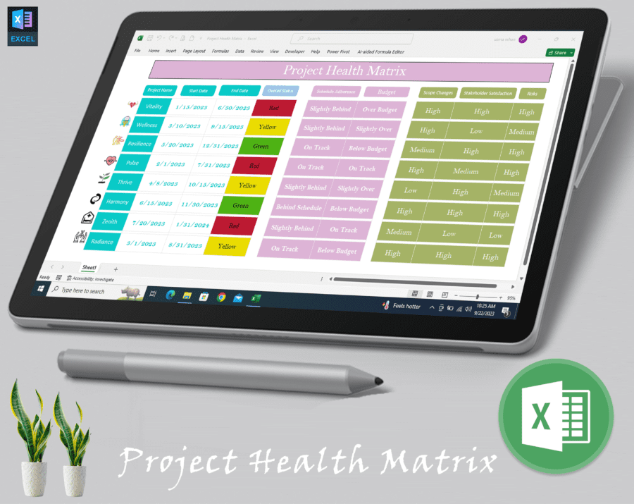 Project Health Dashboard – Assess & Monitor Project Performance