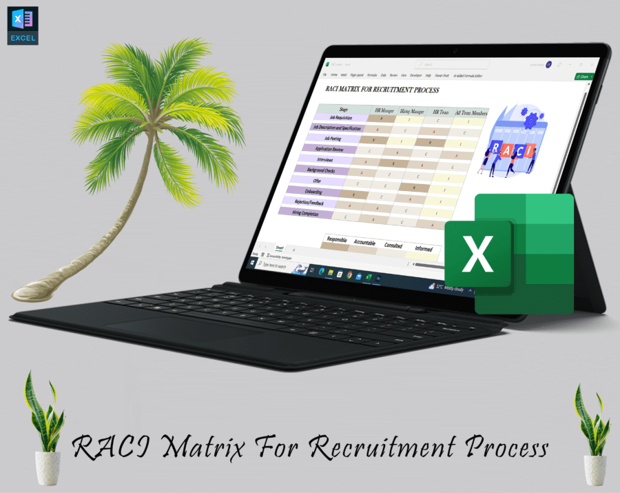 Hiring Process RACI Matrix | Recruitment Role Assignment