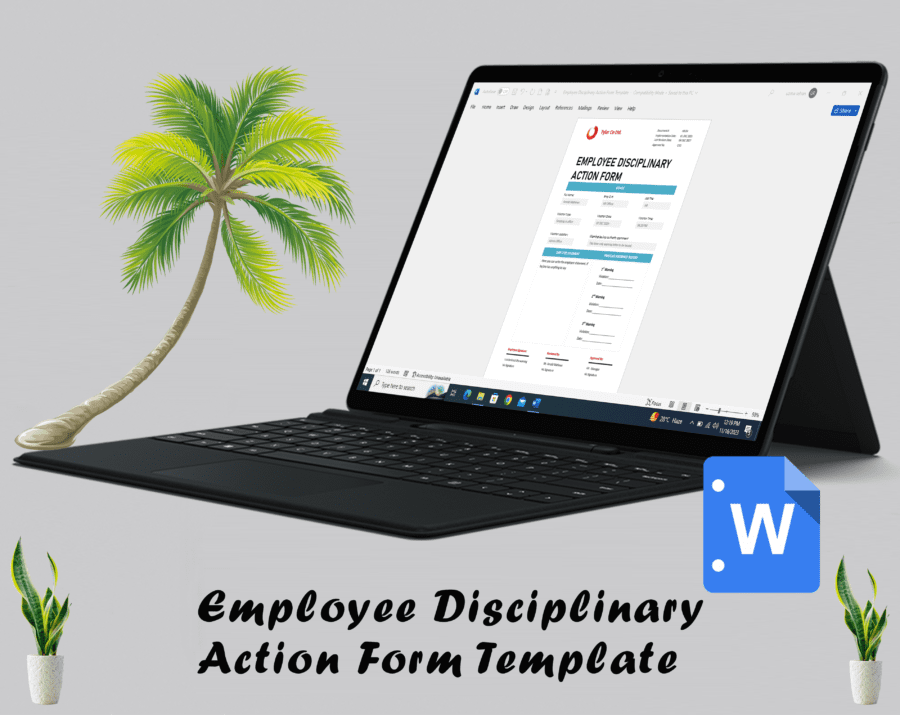 Employee Discipline Form Template – Printable & Editable for HR