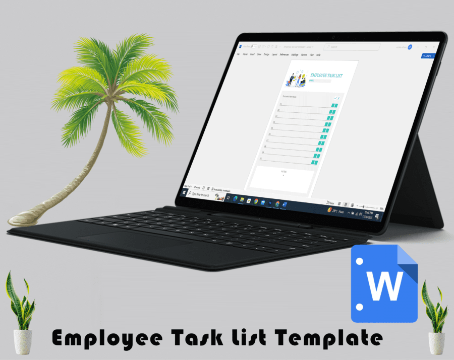 Buy Employee Task List Template – Streamline Tasks & Boost Productivity