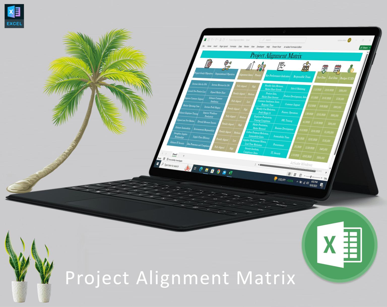 Project Alignment Template – Align Projects with Strategic Goals