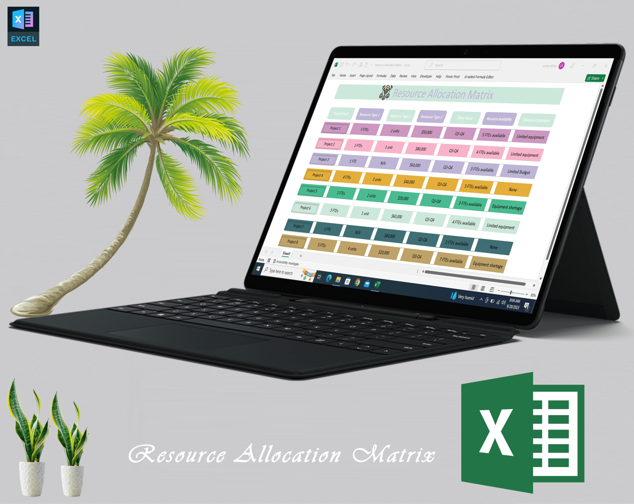 Resource Allocation Matrix - Best Project Resource Management Tool