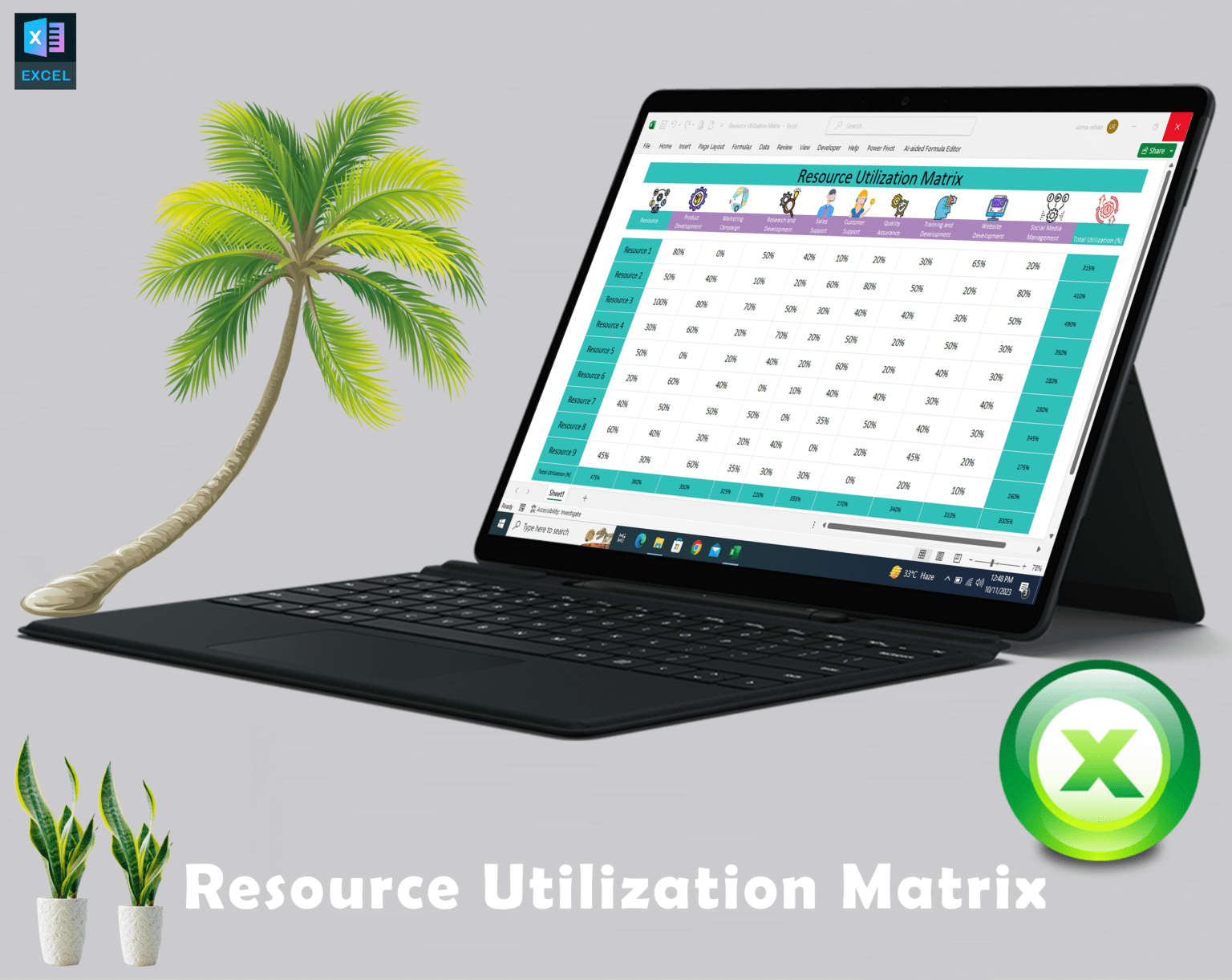 Buy Resource Utilization Matrix | Best Resource Management Tool