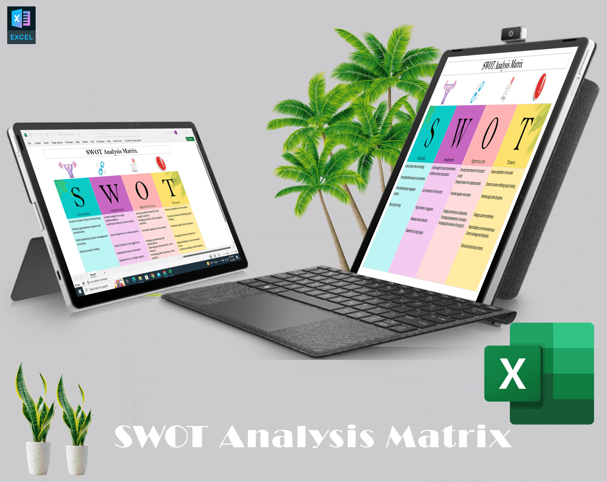 SWOT Analysis Template | Simple SWOT Analysis Tool for Planning