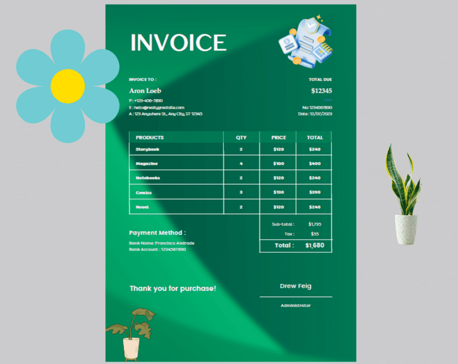 Download Invoice Template | Professional, Customizable & Free PDF Options