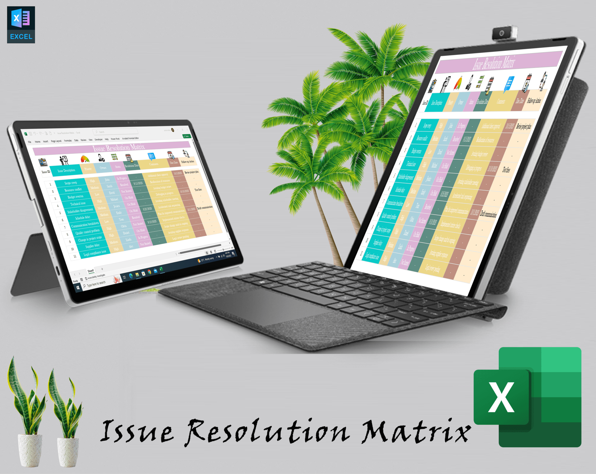 Problem Solving Matrix – Efficient Issue Resolution Tool & Template