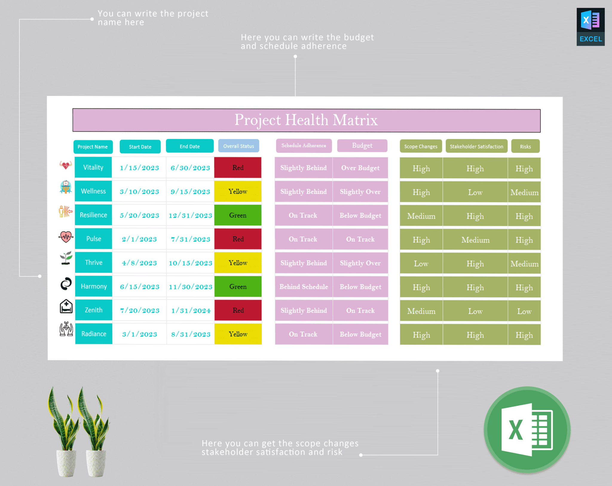 Project Health Dashboard – Assess & Monitor Project Performance