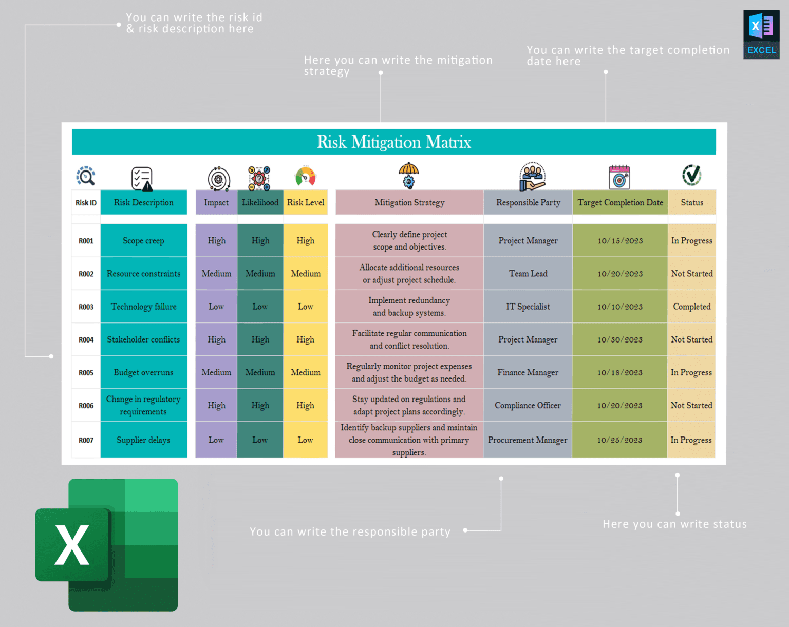 Risk Mitigation Matrix | Simplify Risk Assessment & Management