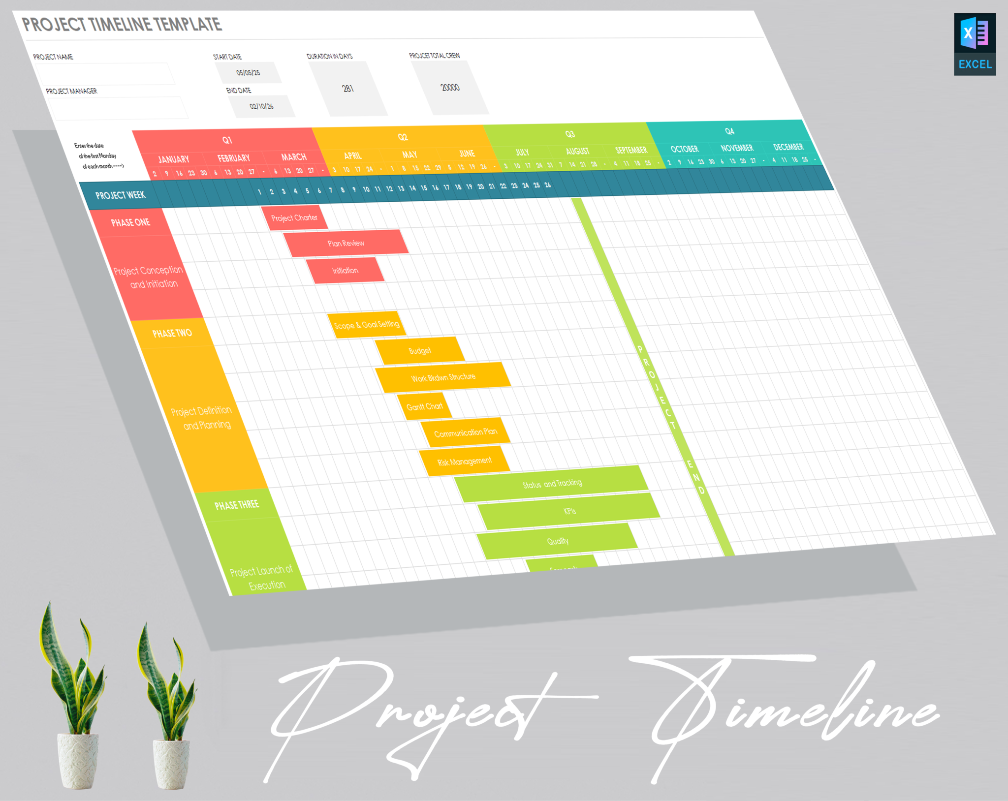 Project Tracker Template - Affordable & High-Quality Gantt Chart Tools