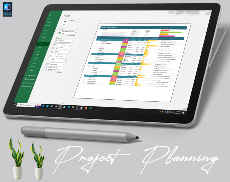 Project Planning Template – Simplify Task Management and Timelines