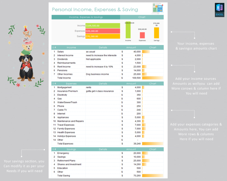 Personal Finance Tracker | Budget, Expenses & Savings Simplified