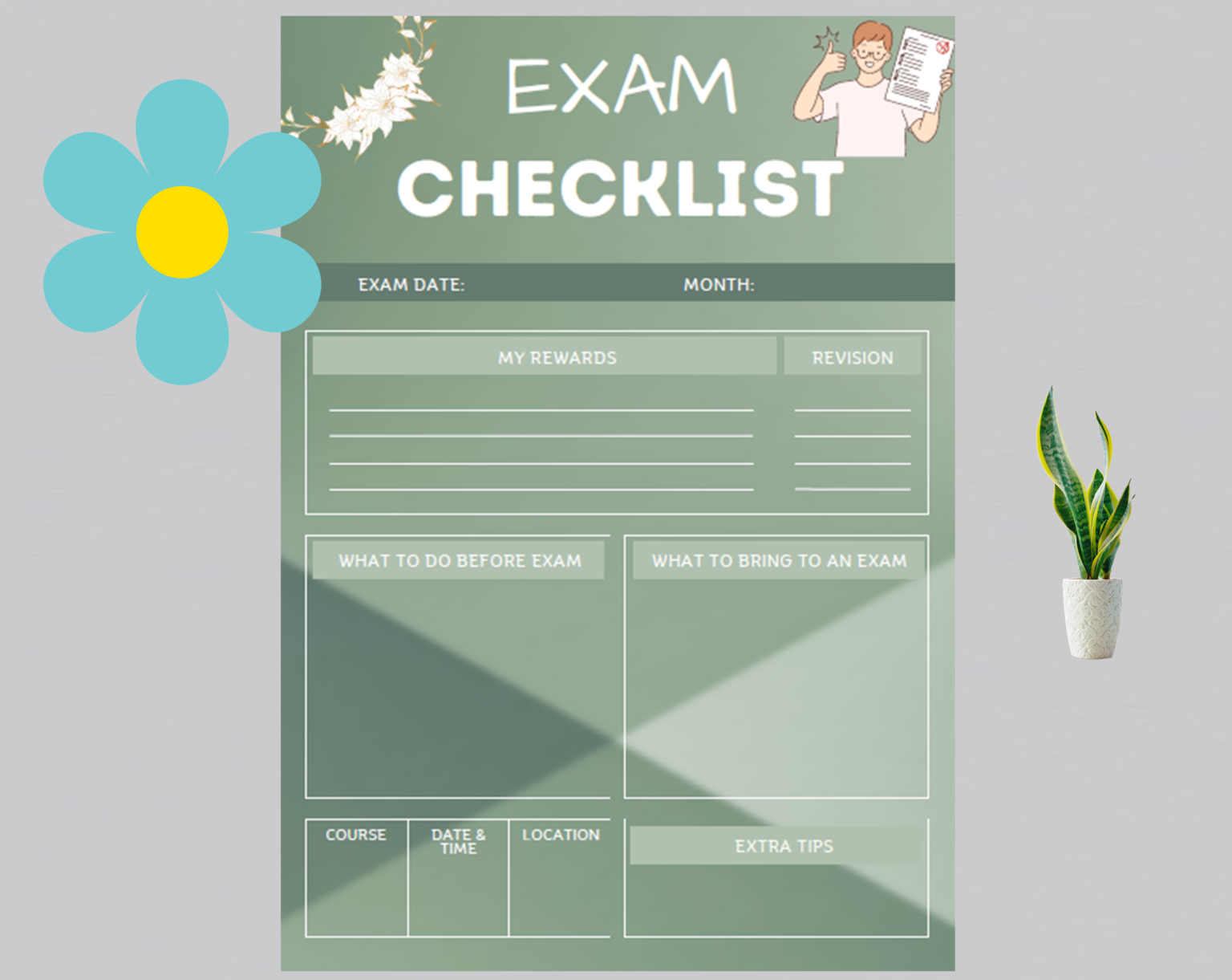 Study Schedule Template – Plan & Organize Your Exam Prep