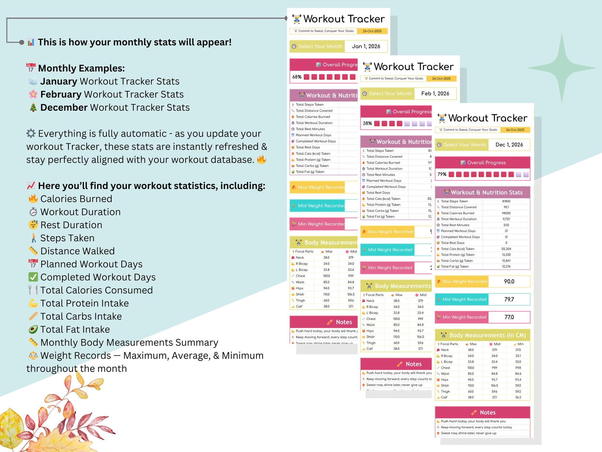 Workout Tracker - workout tracker google sheet - workout template ...
